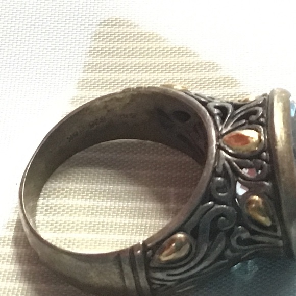 Samuel Benham | Jewelry | Samuel Benham Sterling Silver 8k Gold Large ...